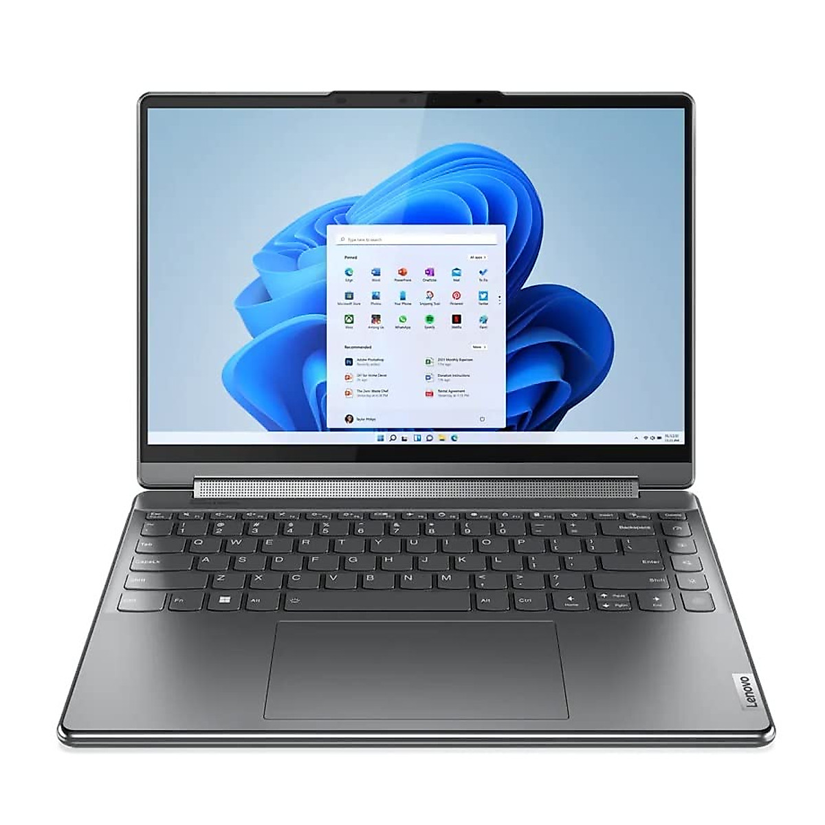 Lenovo Latest Yoga 9i, 12th Gen i7-1260P, 14" FHD (1920 x 1200) IPS, Anti-Glare, Touch, 400 nits,16 GB DDR5, 512 GB SSD, 1080P Camera, Pen 2, 3.3 lbs, Win 11 - Strom Grey (82LU004CUS)