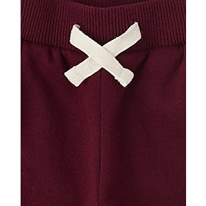The Children's Place baby boys The Children's Place and Toddler Fashion Fleece Jogger Sweatpants, Redwood, 3T US