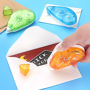 Tamaki 3 Pack Double Sided Tape Roller, Adhesive Scrapbooking Glue Tape, Adhesive Tape Dispenser Runner for Crafts and Arts Projects, Photo Tape for Scrapbooking