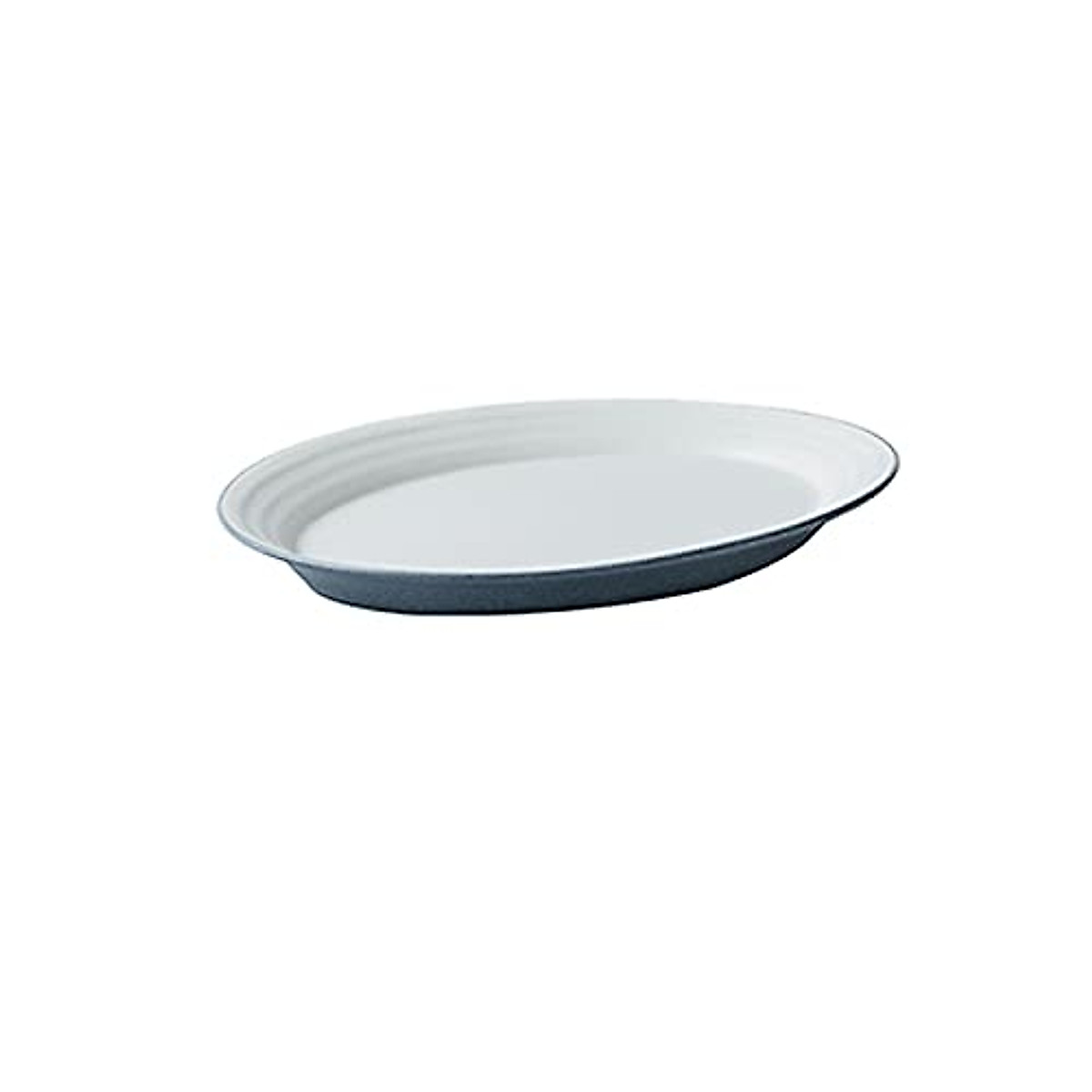 KOWMcp Dinner Plates Creative Fruit Plate, Home Steamed Fish Plate, Ceramics Home Dinner Plate Oval Large Fish Plate Dinner Plate