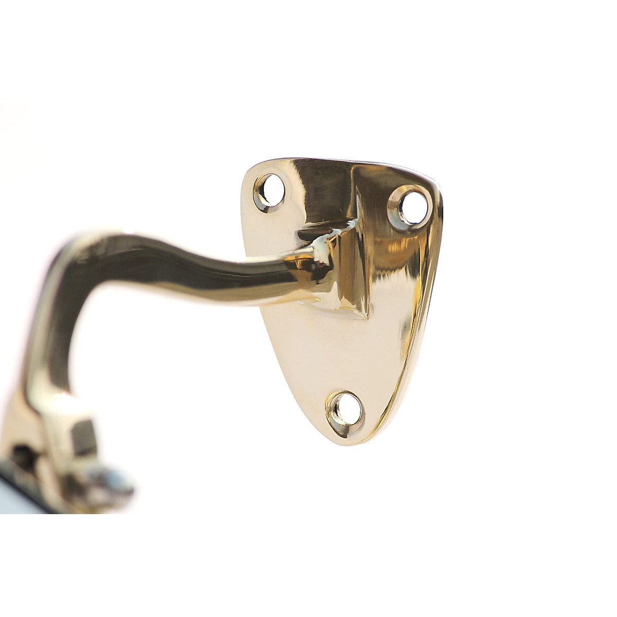 Handcrafted Trading Co Wall Mountable Nautical Brass Bell 4" Gold - Solid Brass Wall Hanging Ship Bell