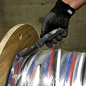 Klein Tools 44220 Pocket Knife, Black, Drop Point Blade