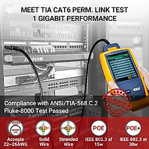 AMPCOM CAT6 48 Ports Patch Panel, Rack Mount - 2U, 19 inch, RJ45 Ethernet 568A 568B, 50u Gold Plated, with Rear Cable Management Bar