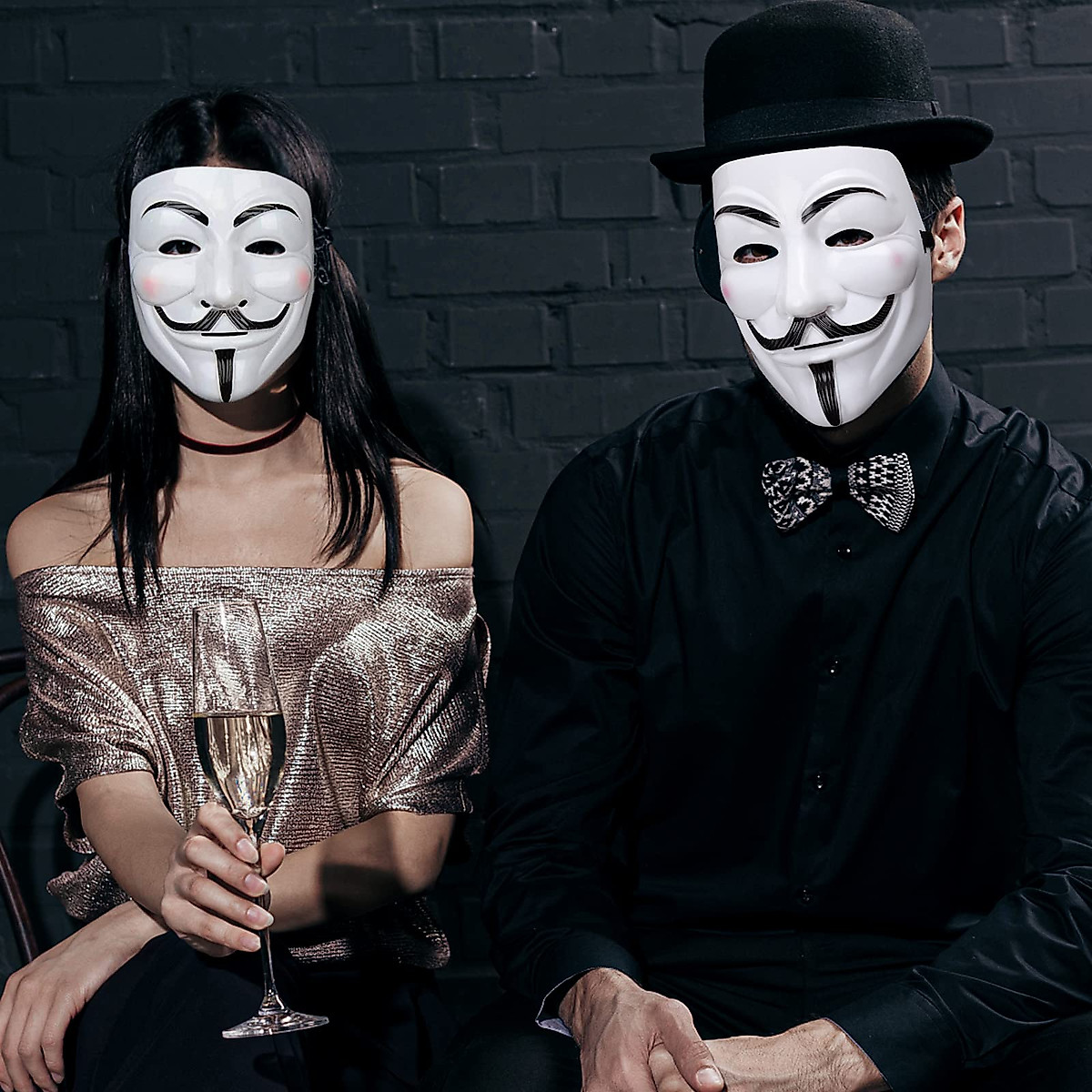 VANVENE Anonymous Guy Mask White