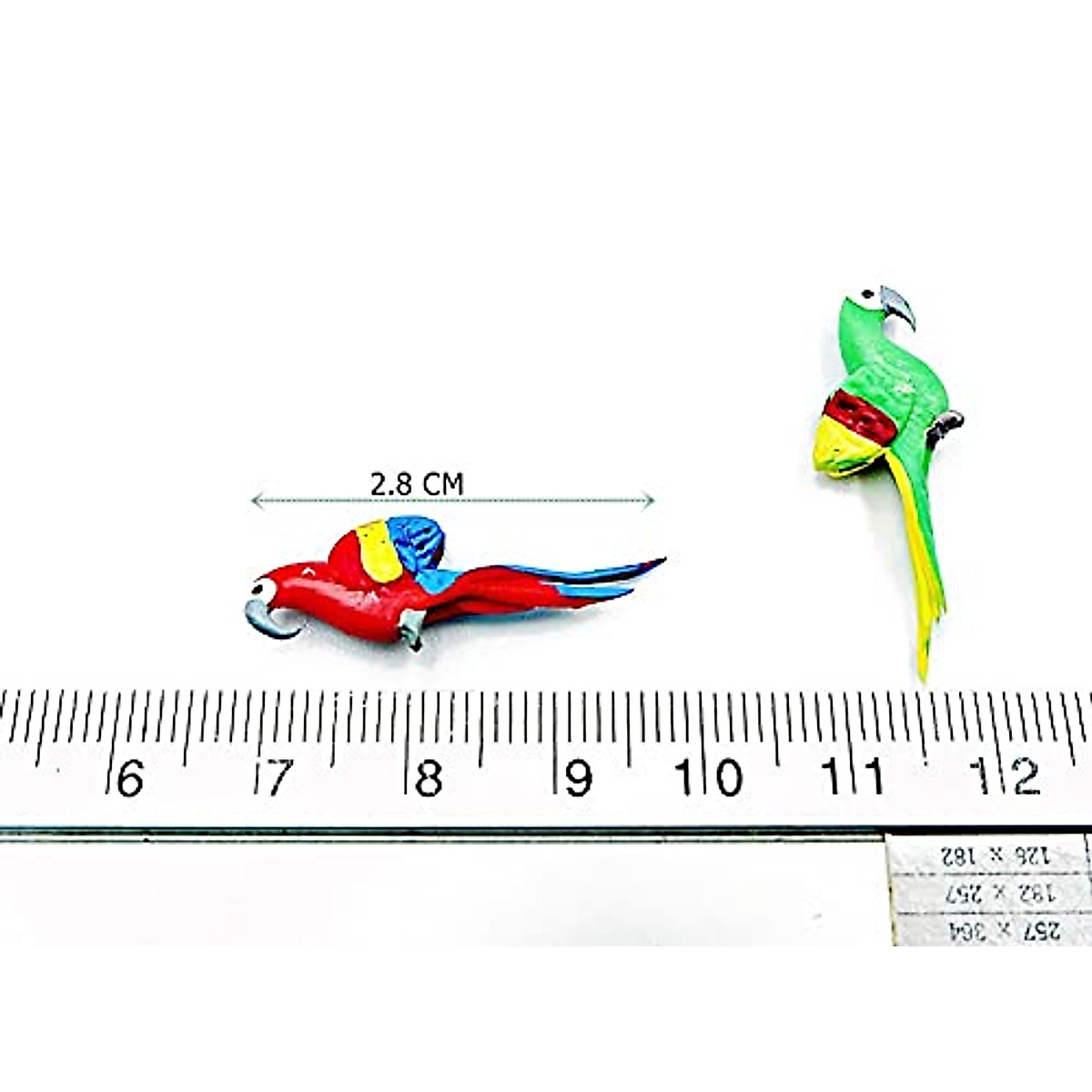 1shopforyou Mixed 2 Colour Lot of 12 Miniature Parrot Bird Outdoor Patio Decor Fairy Garden Supplies Animal Figurine Furniture Dollhouse