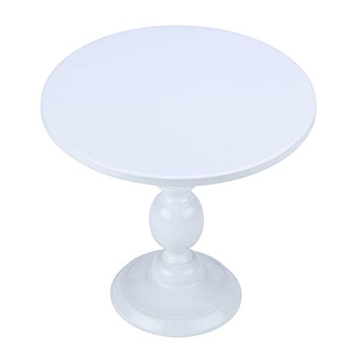 Hotity 12 Inch Cake Stand Round Cupcake Stands Metal Dessert Display Cake Stands, White