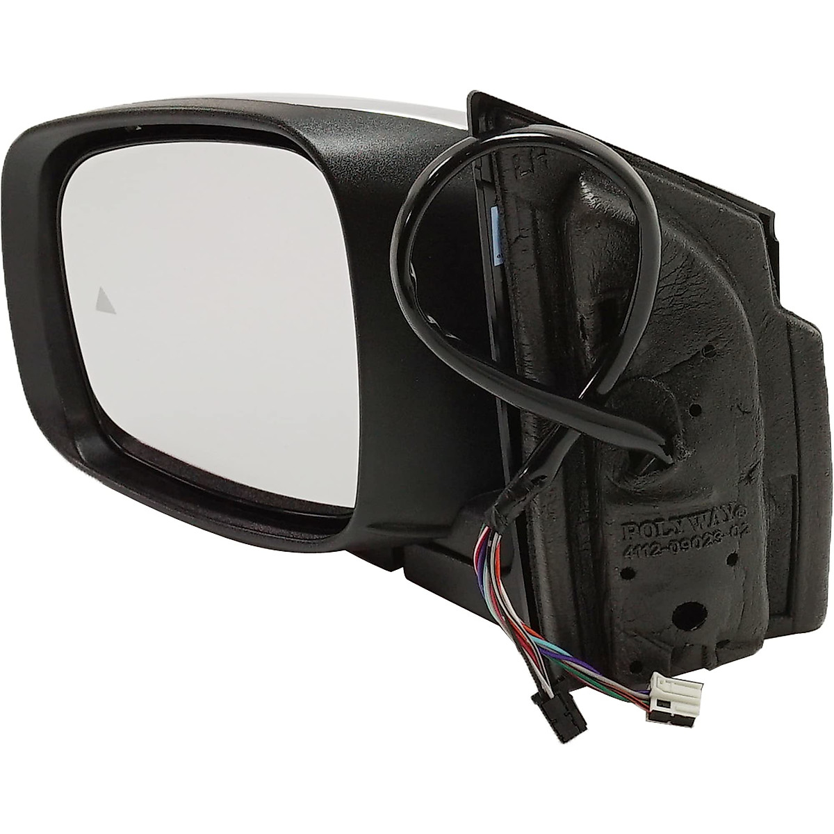 Kool Vue Driver & Passenger Side Power Heated Mirrors for Dodge Grand Caravan Chrysler Town & Country 2009-2016 With Signal Light & Blind Spot Monitor Chrome