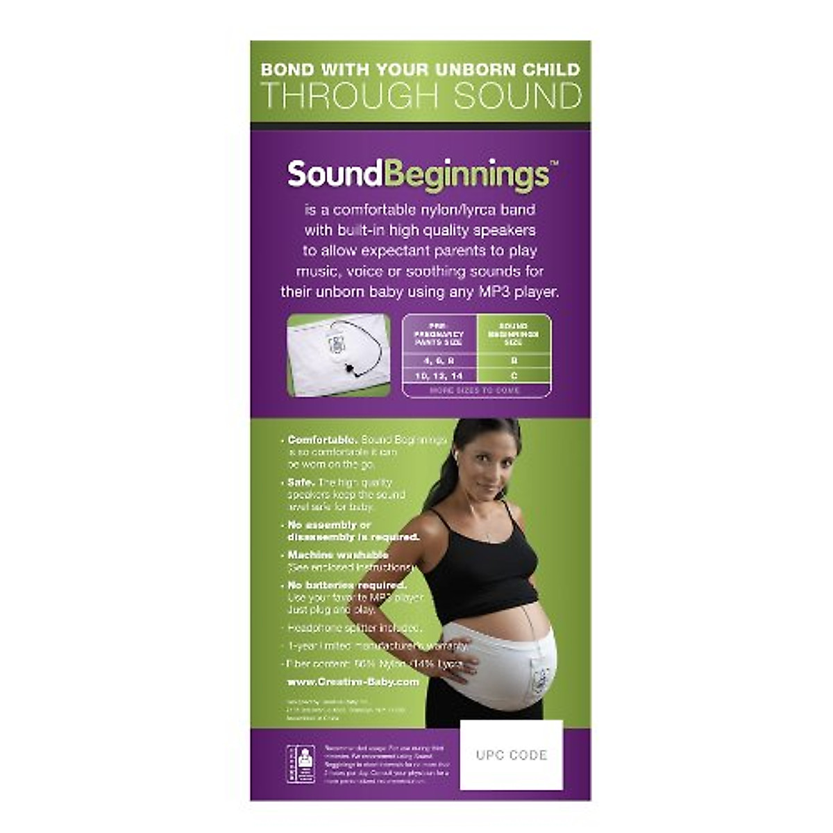 Sound Beginnings Audio Monitor, Black, Small Size B