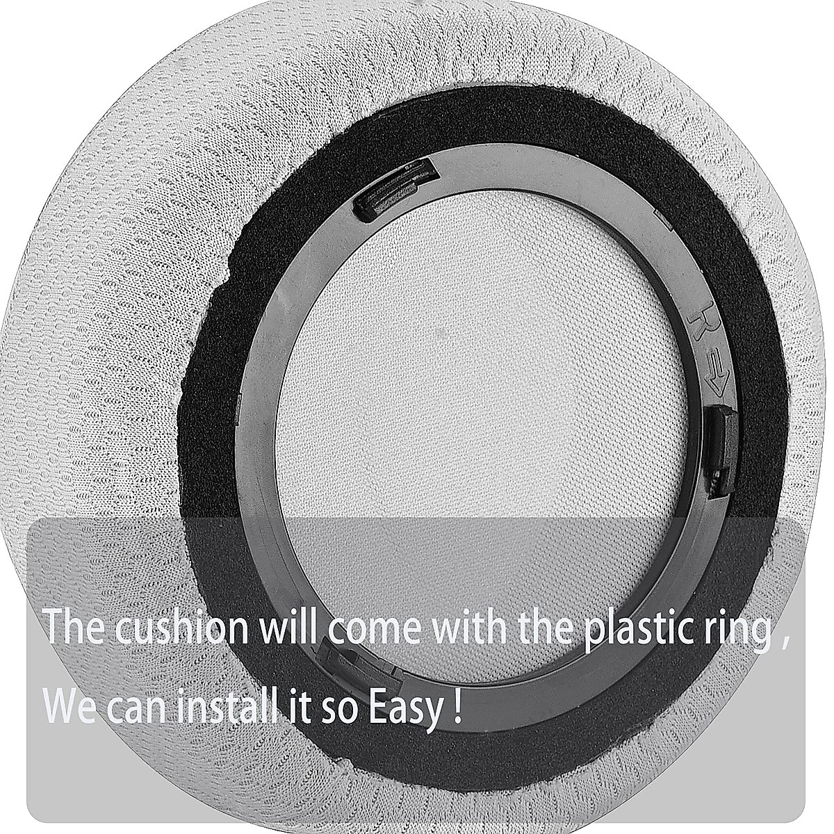 Upgrade VirtuosoXT Gray Thicker Earpads - Ear Cushion Compatible with Corsair Virtuoso RGB Wireless SE/Virtuoso XT Gaming Headset, Breathable, High-Density Noise Cancelling Foam, Added Thickness