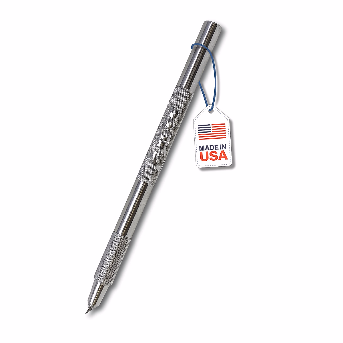 Excel Blades K4 Swivel Craft Knife with #64 Rotating Blade, Lightweight Aluminum Sharp Hobby Knife, Carving, Crafting Supplies Precision Cutting Tool.