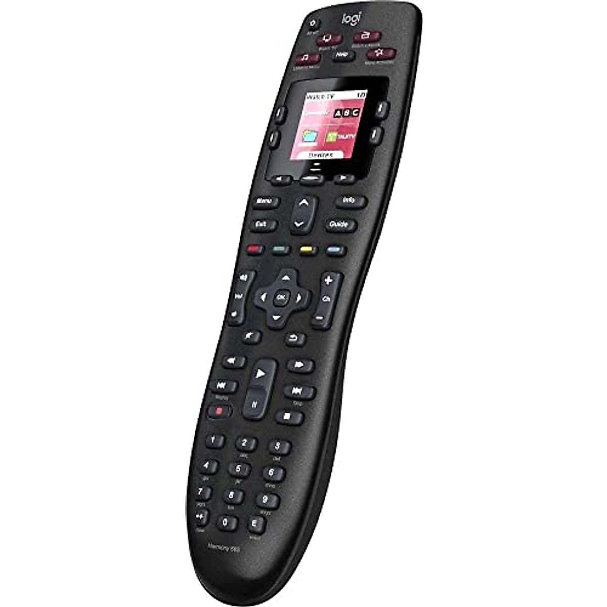 Logitech Harmony 665 Advanced Remote Control, Universal Entertainment Remote, Replaces up to 10 remotes with Guided Online Set-up and Interactive Help (Renewed)