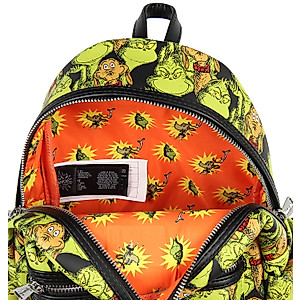 Dr. Seuss The Grinch and Max All-Over Print Faux Leather Mini Backpack