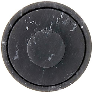 Fox Run Marble Salt Cellar, Black 3 x 3 x 3 inches