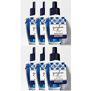 Bath and Body Works Gingham Wallflowers Fragrance Refill (6-Pack) - 0.8 fl oz / 24 mL Each
