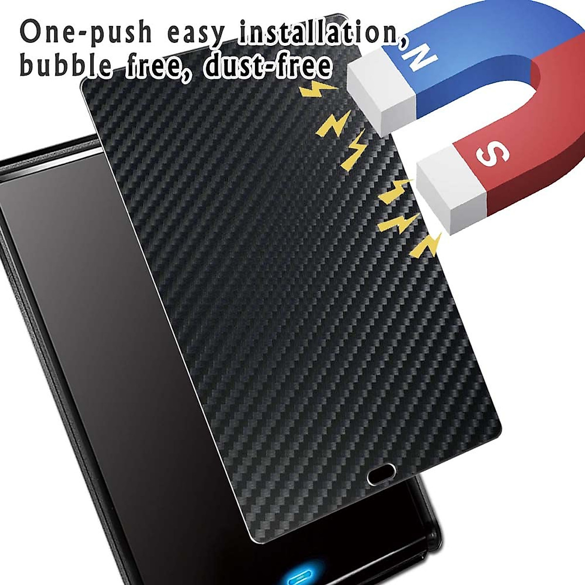 Vaxson 2-Pack Protector Film, compatible with Panasonic RP-SUD128P3 RP-SUD Black Sticker Skin [ Not Tempered Glass Screen Protectors ]