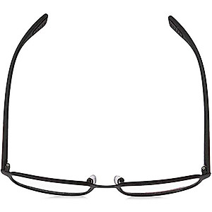 Prada Linea Rossa Lifestyle PS 50GV DG01O1 Black Rubber Metal Rectangle Eyeglasses 55mm