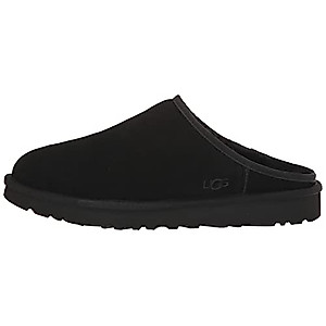 UGG Men's Classic Slip-On Slipper, Black, 13