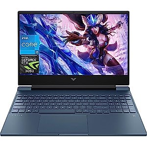 HP Victus Gaming Laptop 2023 Newest, 15.6" FHD 144Hz Display, Intel Core i5-13420H Processor, NVIDIA GeForce RTX 3050 Graphics, 16GB RAM, 1TB SSD, WiFi 6, Bluetooth, Windows 11 Home, Blue