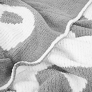 Tadpoles Ultra Soft Reversible Chenille Baby Blanket - Elephant Grey | 30" x 40" | Made of 100% Microfiber Polyester | Soft, Gentle & Hypoallergenic | Ideal as a Swaddle, Receiving Blanket & More