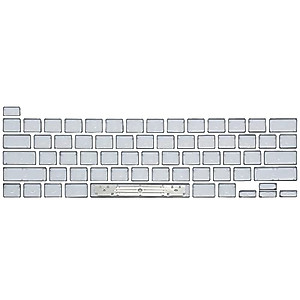Willhom Keyboard Key Caps, Keycap Full Set of US Replacement for MacBook Pro Retina 16" 2019 (A2141),13" 2020 (A2289, A2251)