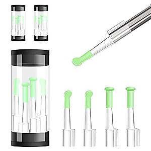 Digital Otoscope with 7.0 Inch Screen, Hiacinto 3.9mm Ear Camera with 6 LED Lights, 32GB Card, 3000 mAh Rechargeable Battery, 10Pcs Disposable Specula, 12 Ear Spoons