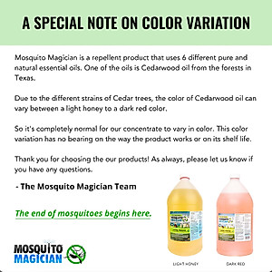 Mosquito Magician 1 Gallon Liquid Concentrate with a 2 Gallon Pump Up Sprayer - User-Friendly - Ideal for Yards, Lawns, Patios - Kills Mosquitoes, Fleas, Fire Ants - Includes 6 Natural Essential Oils