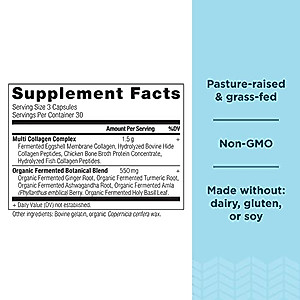 Ancient Nutrition Collagen Peptides Pills, Hydrolyzed Multi Collagen Supplement, Types I, II, II, V & X, Supports Healthy Skin and Nails, Gut Health and Joints, 90 Capsules