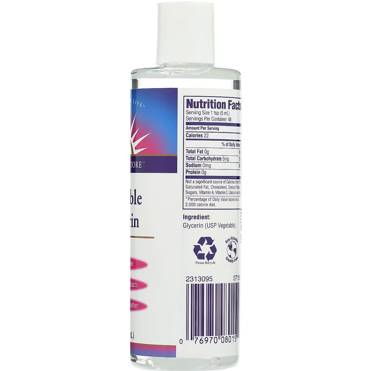 Heritage Store Vegetable Glycerin, 8 Ounce