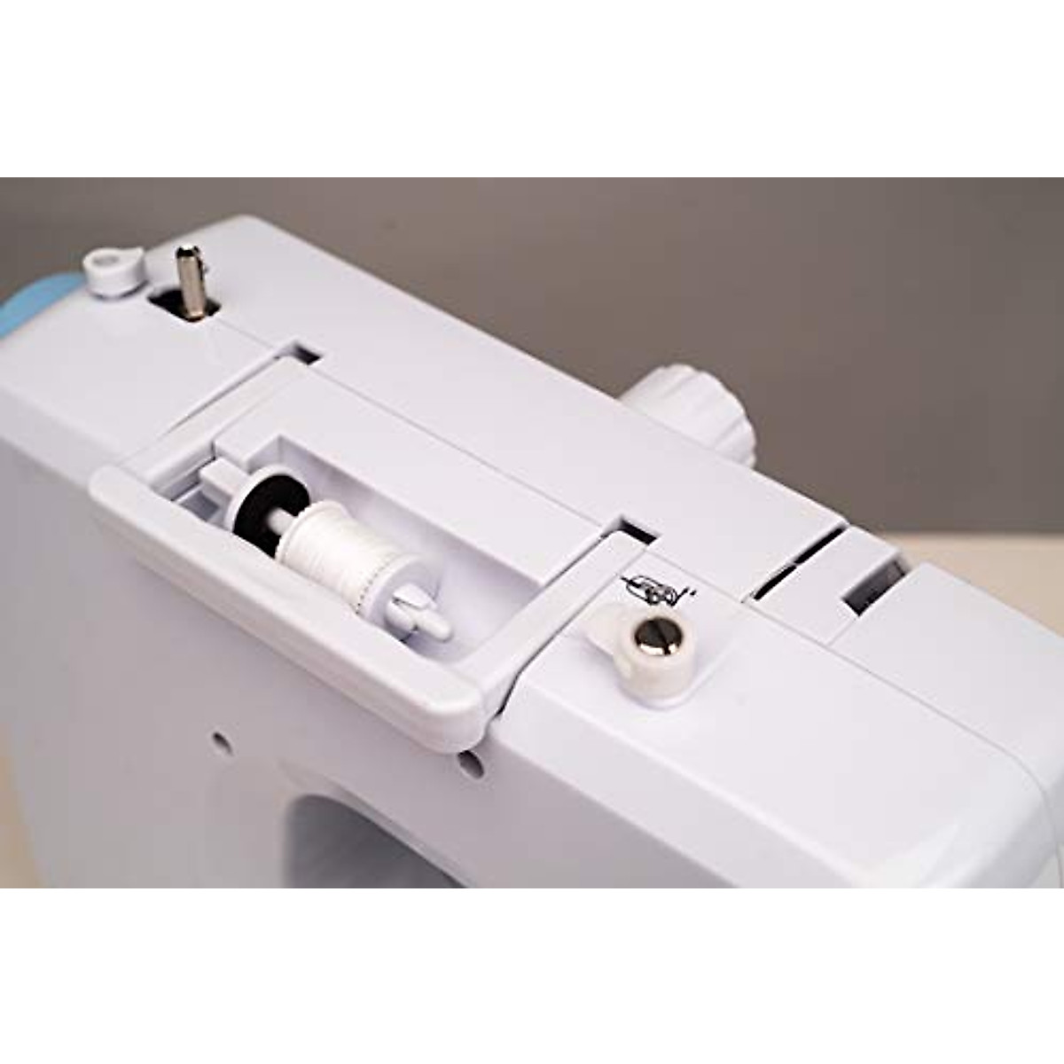 Michley Professional Desktop Sewing Machine SS-700+, 16 Built-in Stitch Patterns, 13.5-inches by 5.8-inches by 11.5-inches, White