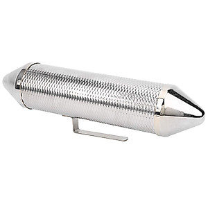 Stainless Steel Guiro with Scraper Percussion Instrument