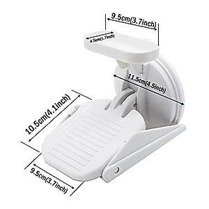 RCRBT Bathroom Foot Pedal Rest for Shaving Legs, Bathroom Pedal with Powerful Suction Cup for Home Hotel Bathroom ,Suitable for Women & Back Pain Sufferers