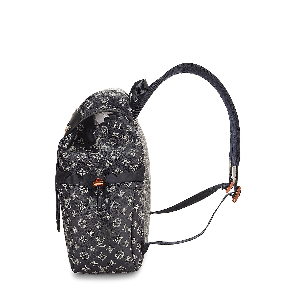 Louis Vuitton, Pre-Loved Navy Monogram Canvas Discovery Backpack, Navy