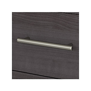 Bush SET001SG Somerset 72-Inch W L-Shaped Desk with Hutch, Storm Gray