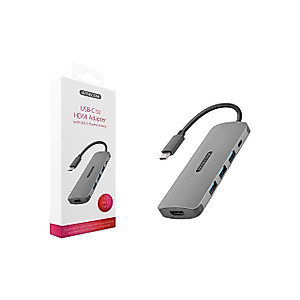 Sitecom USB-C to HDMI Adapter - with USB-C Power Delivery + 3 USB 3.0 Ports