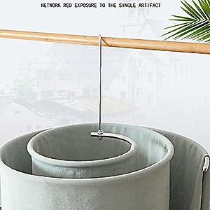 LotCow Spiral Shaped Drying Rack, Laundry Stand Hanger Removable Stainless Steel Spiral Drying Rack for Indoor & Outside Balcony Dorm Bed Sheet Coverlet Coverlid