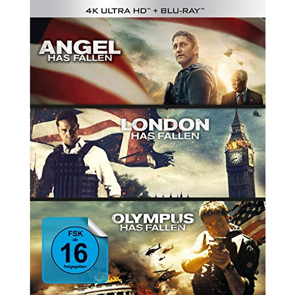 Olympus/London/Angel has fallen - Triple Film Collection 4K, 6 UHD-Blu-ray