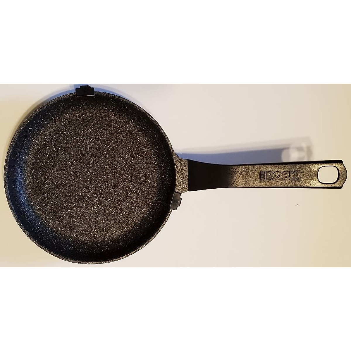Heritage The Rock Egg Frying Pan, Aluminum Body, Dishwasher & Oven Safe, Black, 18cm