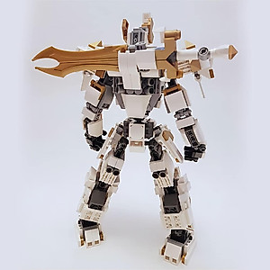Future Robot Warrior Lancelot Building Block Playset, The Robot Spirits Mecha Toys for Boys Birthday Suitable (616 pcs)