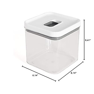 Copco Food and Organization Storage Container with Airtight Lid, 2.8-Quart, Clear