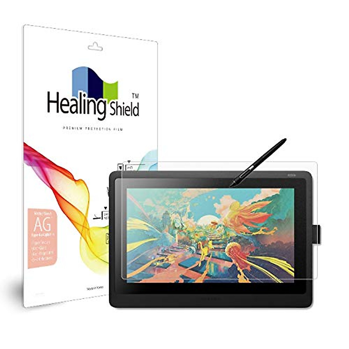 Screen Protector for WACOM Cintiq Pro 16 DTK 1660, Healing Shield Light Anti-Glare Paper Texture Feeling Matte Screen Protector Film-Light Paper Texture