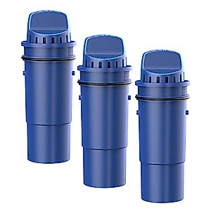 Filterlogic NSF Certified Pitcher Water Filter, Replacement for Pur® Pitchers and Dispensers PPT700W, CR-1100C and PPF951K Water Filter (Pack of 3)