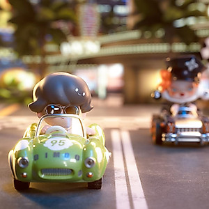 pop mart POP CAR Super Track Series 3PC Exclusive Action Figure Box Toy Bulk Box Popular Collectible Art Toy Cute Figure Creative Gift, for Christmas Birthday Party Holiday