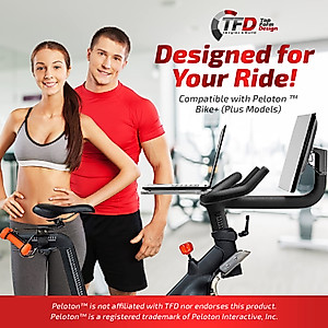 TFD The Tray+ | Compatible with Peloton Bike+ (Plus Model ONLY), Made in The USA, Laptop & Desk Tray Holder | Designed with Premium Grade Acrylic Materials - The Ultimate Peloton Accessories