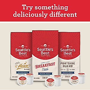 Seattle's Best Coffee Dark Roast Ground Coffee Variety Pack | 12 Ounce Bags (Pack of 3)