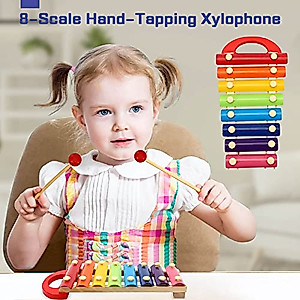 AZEN Baby Toys 0-3 Years, Toddler Toys Age 1-2, (6-in-1) Baby Toys for Babies 1 2 3 Year Old, Infant Toddler Newborn Toys, Learning Educational Preschool Toys