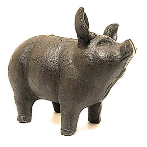 Cast Iron Small Piglet Garden Statue