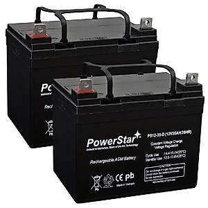 2 Pack - 12V 35Ah U1 Invacare Pronto M50, M51, M61, M71, Booster Battery