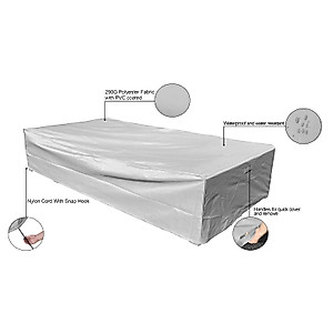 Dineli Patio Furniture Sectional Sofa with Gas Fire Pit Table Outdoor Patio Furniture Sets Propane Fire Pit (light gray-sofa cover)