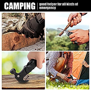 Gifts for dad from daugther son WROOC Stocking Stuffers car accessories, camping multitool multi-hammer,cool gadgets for men him, useful birthday gifts for him/husband/boyfriend Valentines gift