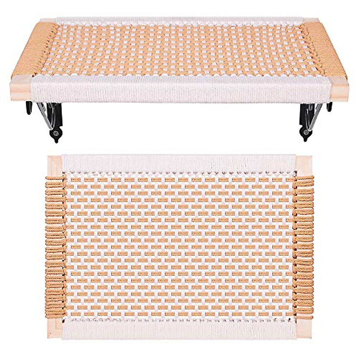 Purife Floating Cat Wall Shelves & Perches for Indoor Large Cats - Wall Mount Cat Hammock Bed Cat Shelf for Wall, Modern Cat Wall Furniture, Cat Window Sill Ledge Shelf for Sleeping and Sighting